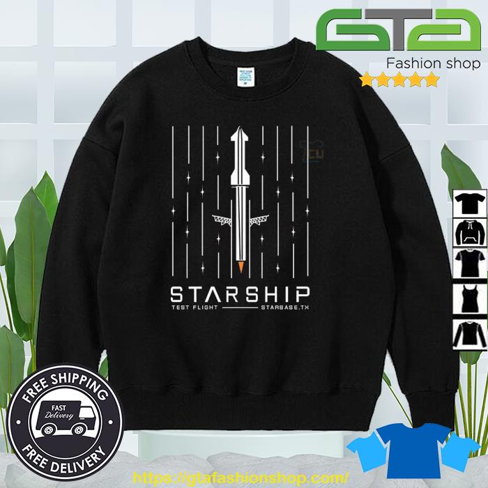 SpaceX Starship Test Flight Shirt, hoodie, sweater, long sleeve and ...