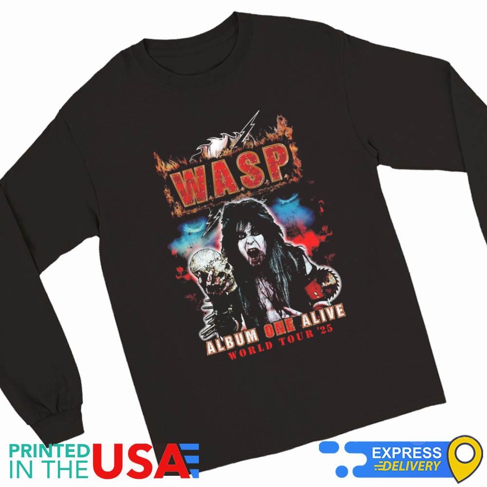 WASP Album One Alive Blackie World Tour 2025 T-shirts, hoodie, sweater ...